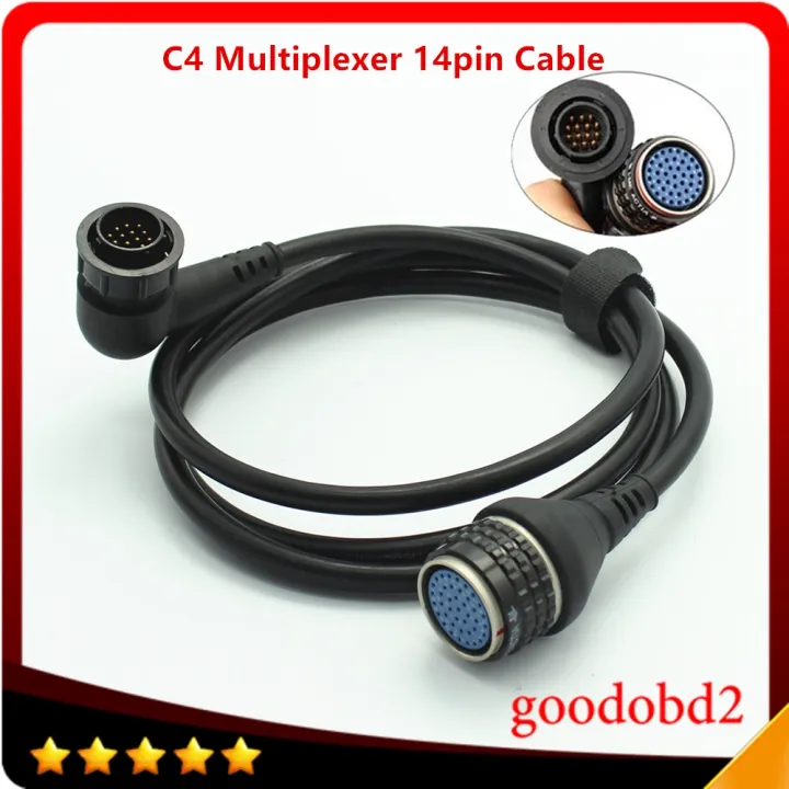 💡 Car Cable For MB STAR C4 14pin Cable Only use for Benz SD Connect ...