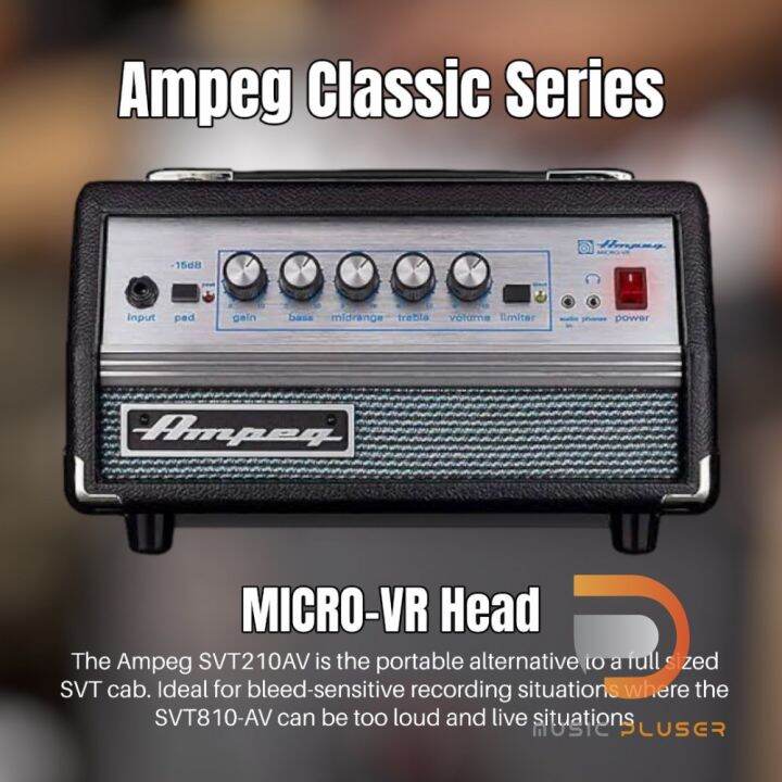 Ampeg Classic Series MICRO-VR Head | Lazada.co.th