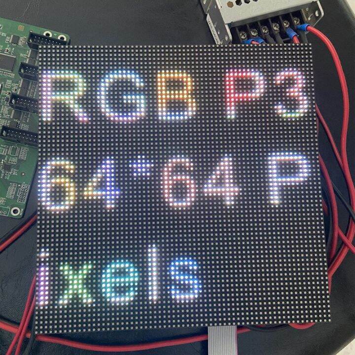 Full Color Indoor P3 LED Display Module 192*192Mm Advertising RGB LED ...