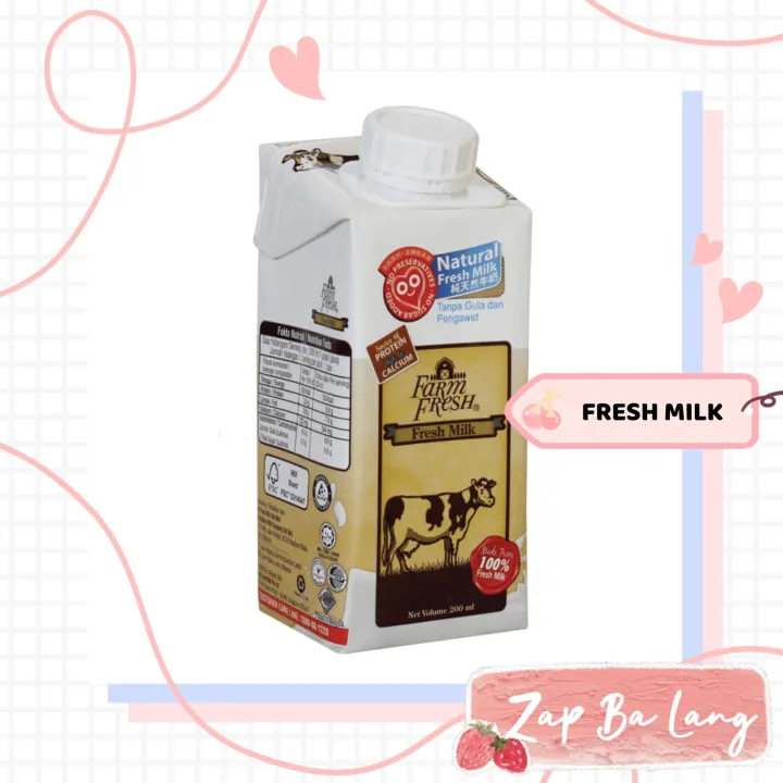Farm Fresh UHT Milk 200ml ( Full Cream / Chocolate / Grown / Latte ...