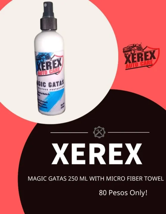 XEREX Auto Care MAGIC GATAS All Weather Protection for Matte and Glossy Paint with FREE ...