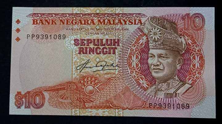 1982 Duit Lama Malaysia 5th Series Sepuluh Ringgit Banknote , XF | Lazada