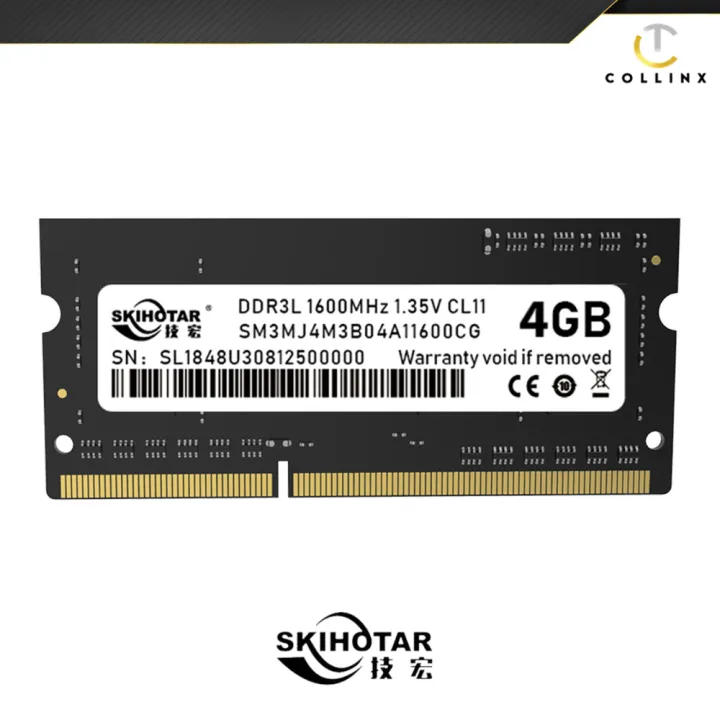 4GB 8GB DDR3 1600Mhz Skihotar SODIMM | AMD and Intel Laptop RAM | High ...
