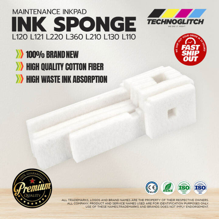 Waste Ink Sponge Pad for Epson L120 L121 L110 L210 L220 L360 L365 ME10 ...