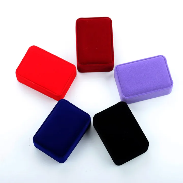 D&L 2022 Latest Flannel Box Fashion Simple and Convenient Jewelry Box ...