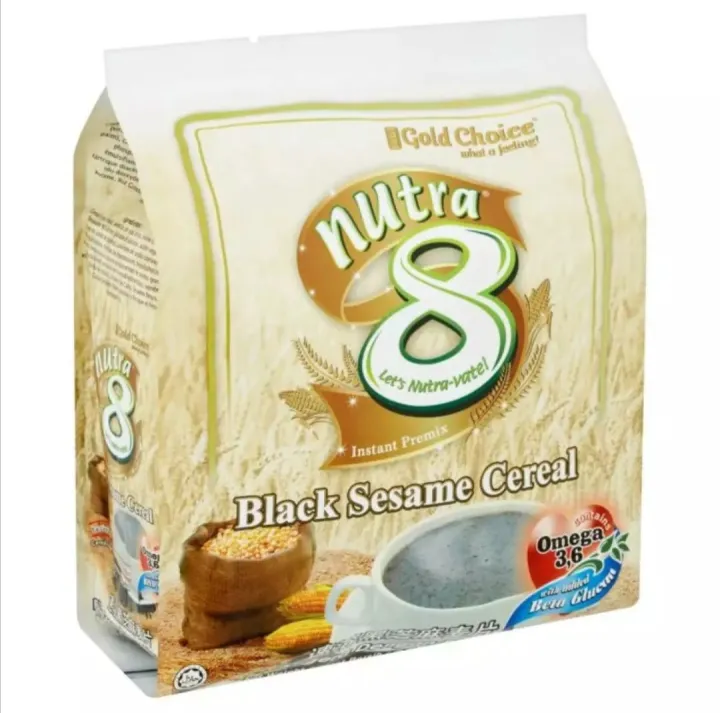 + 📌 ☎พร้อมส่งGold Choice Nutra 8 Black Sesame Cereal เครื่องดื่มธัญพืช ...