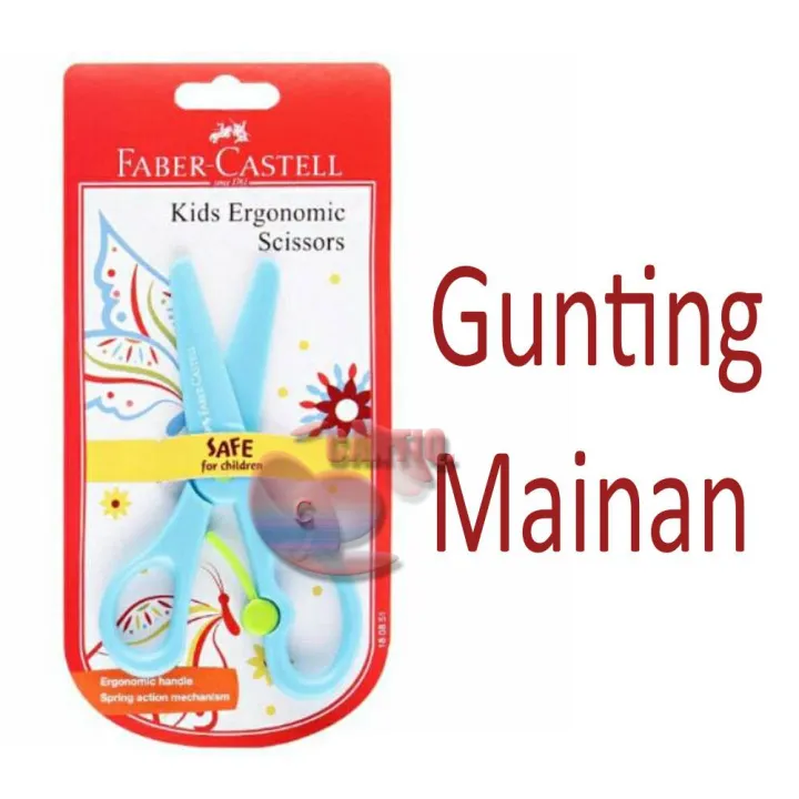 Faber Castell Gunting Anak Anak SERI 180851 / 180769 Kid Ergonomic ...