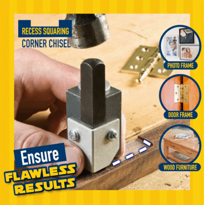 Wood Carving Corner Chisel Square Hinge Recesses Mortising Right Angle ...