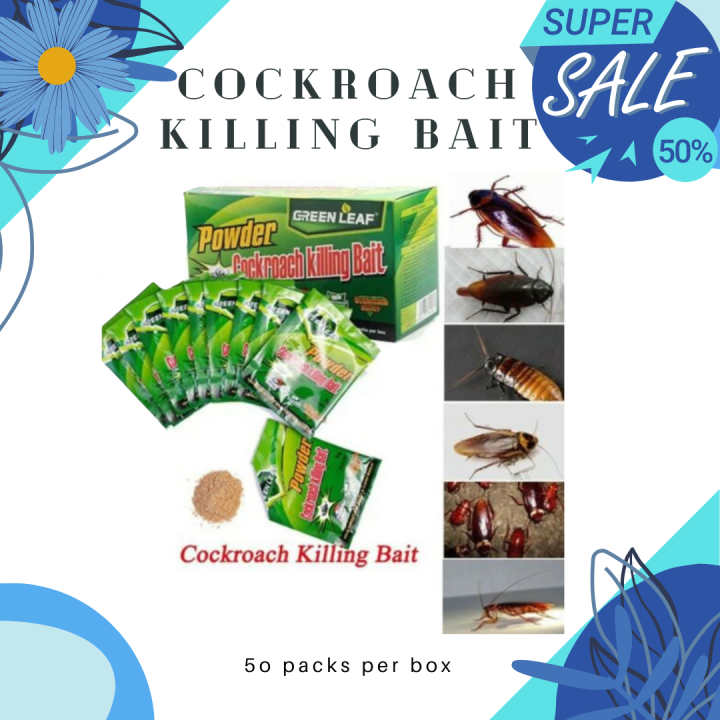 COCKROACH KILLER BAIT - Effective Green Leaf Powder Cockroach Killing ...
