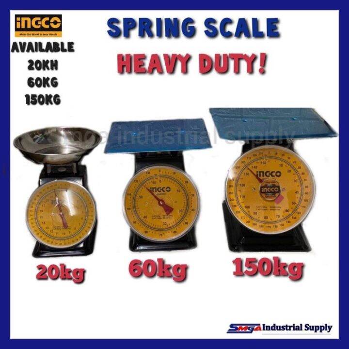 Ingco Weighing Spring Scale Selection 60kg 150Kg | Lazada PH