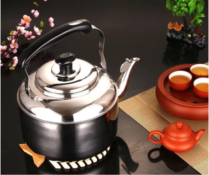 High Quality Non-Magnetic Thick Stainless Steel Kettle 3 Liters 4 ...