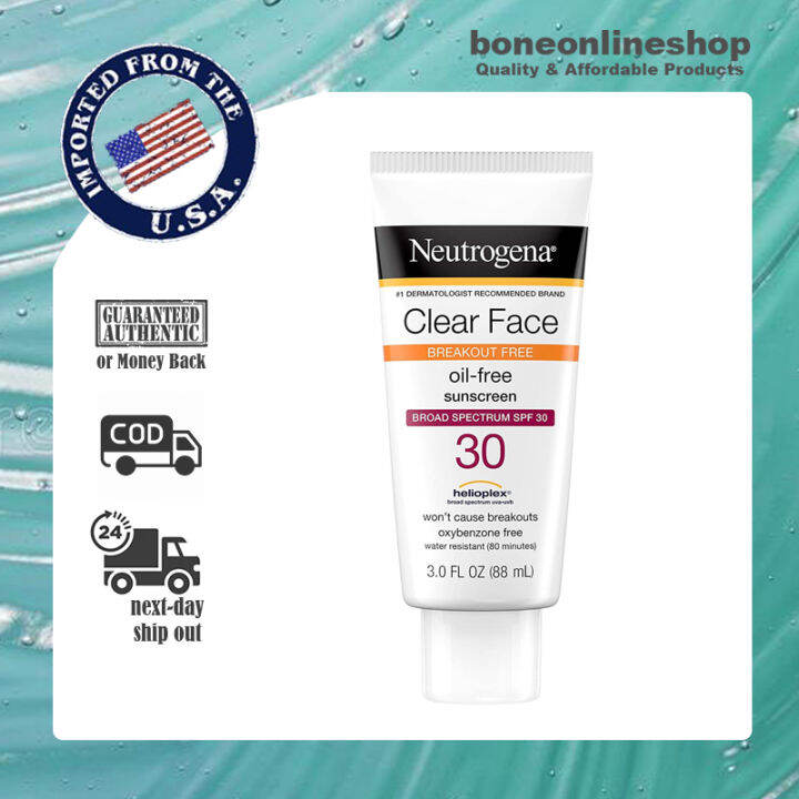 Neutrogena Clear Face Liquid Lotion Sunscreen for Acne-Prone | Lazada PH