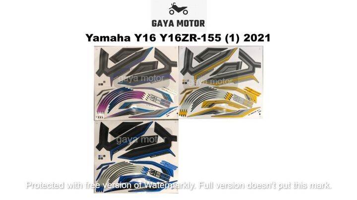 Yamaha Y16 Y16ZR-155 (1) 2021 Body Sticker | Lazada