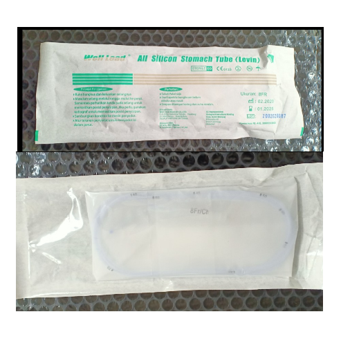NGT Silicone Ukuran 8FR / Selang Makan Silicone / Stomach Tube Well ...