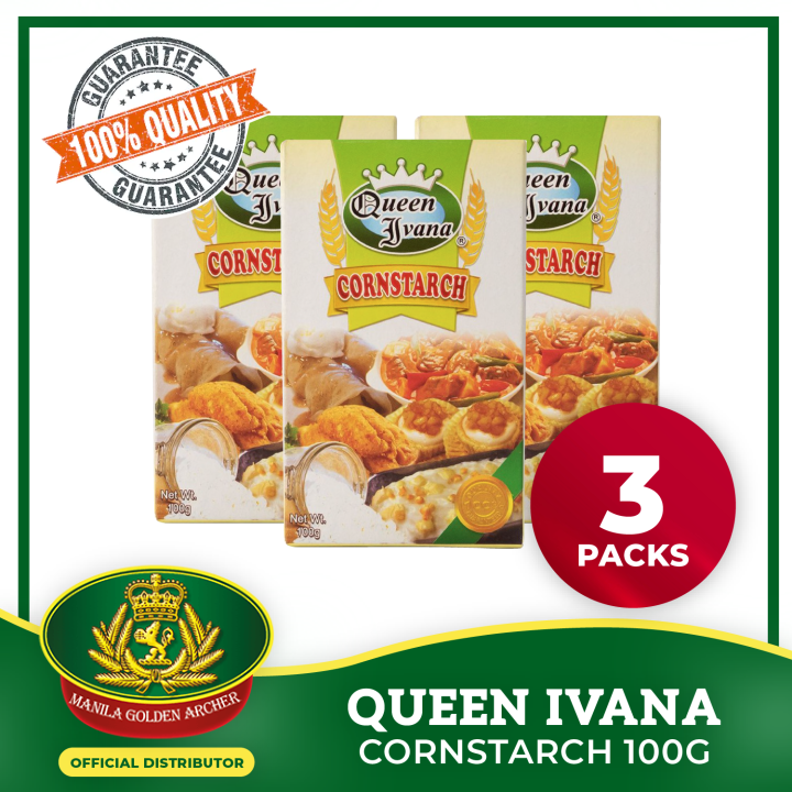 Queen Ivana Cornstarch (100G) 3-packs | Lazada PH