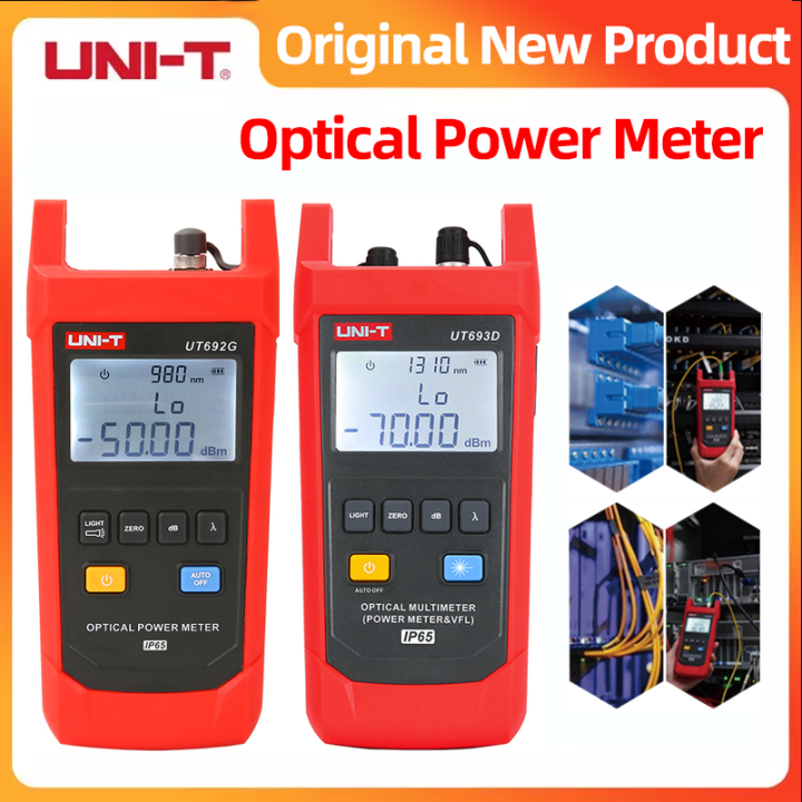 Uni-T UT692D UT692G UT693D Optical Power Meter ช่วงการวัด-70-10dBm -50-26dBm ช่วงคลื่น: 800 ...
