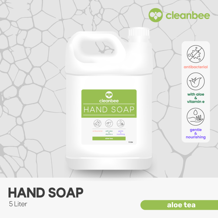 Cleanbee Hand Soap - Sabun Cuci Tangan - Aloe Tea - 5L | Lazada Indonesia