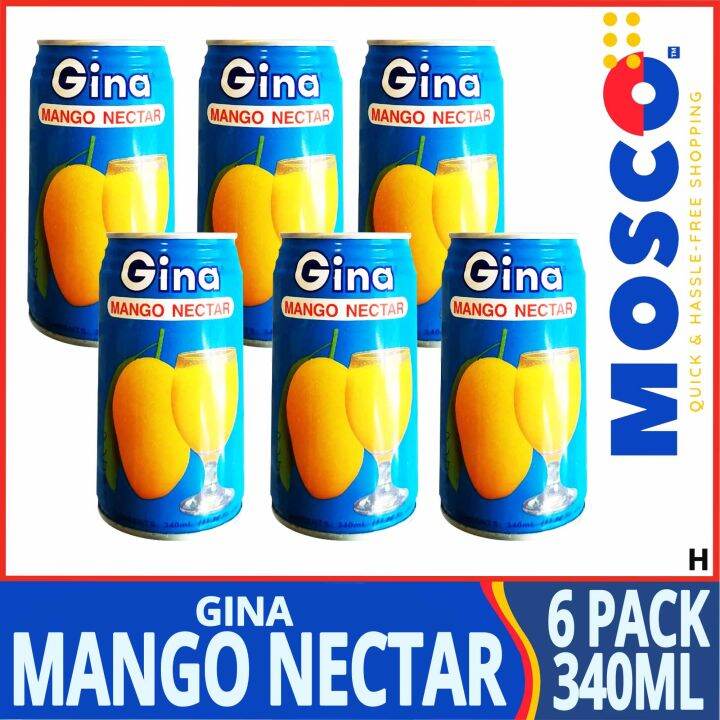 Gina Mango Nectar 340ml pack of 6 | Lazada PH