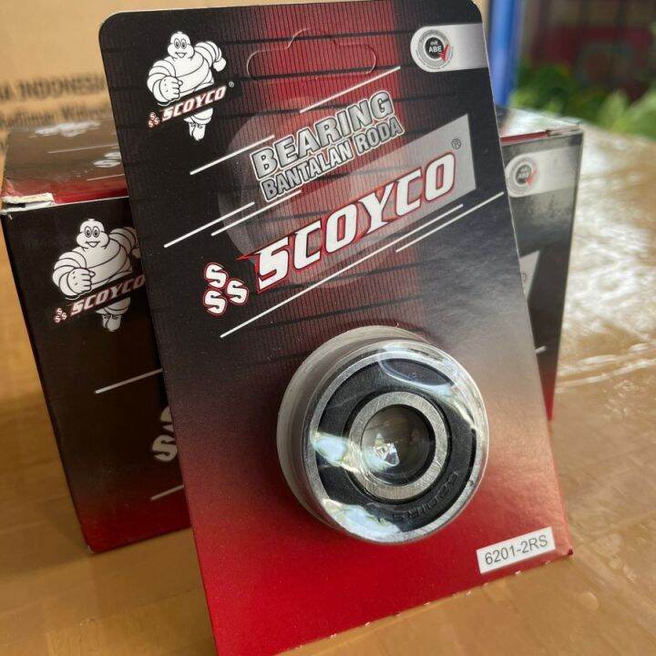 Bearing Laher Bantalan tipe 6201 10pc cocok untuk motor roda depan atau ...