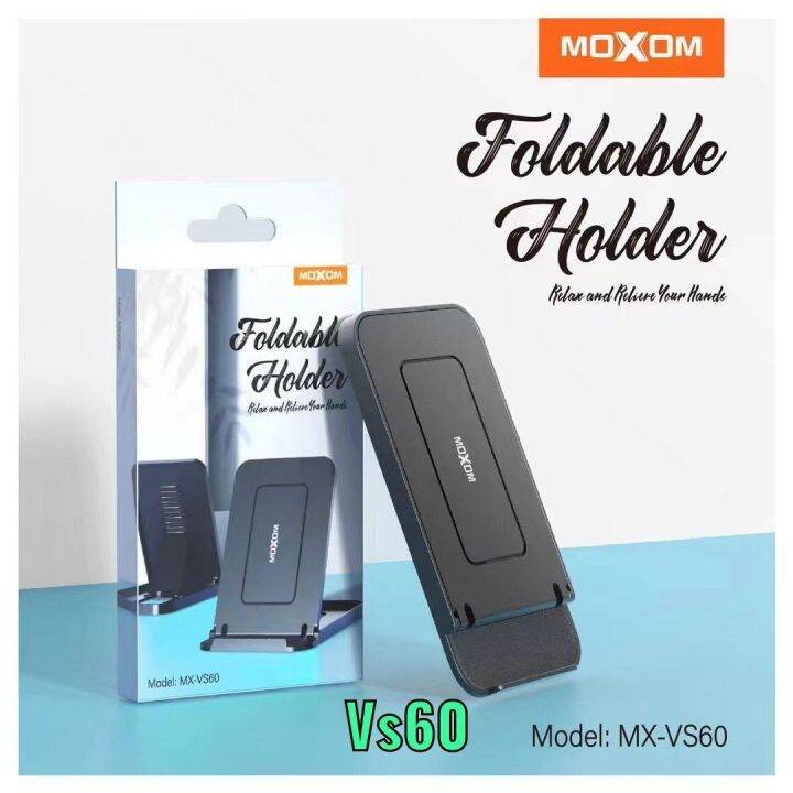 MOXOM MX-VS60 Universal Folding Phone Stand Adjustable Portable Holder Stand | Lazada
