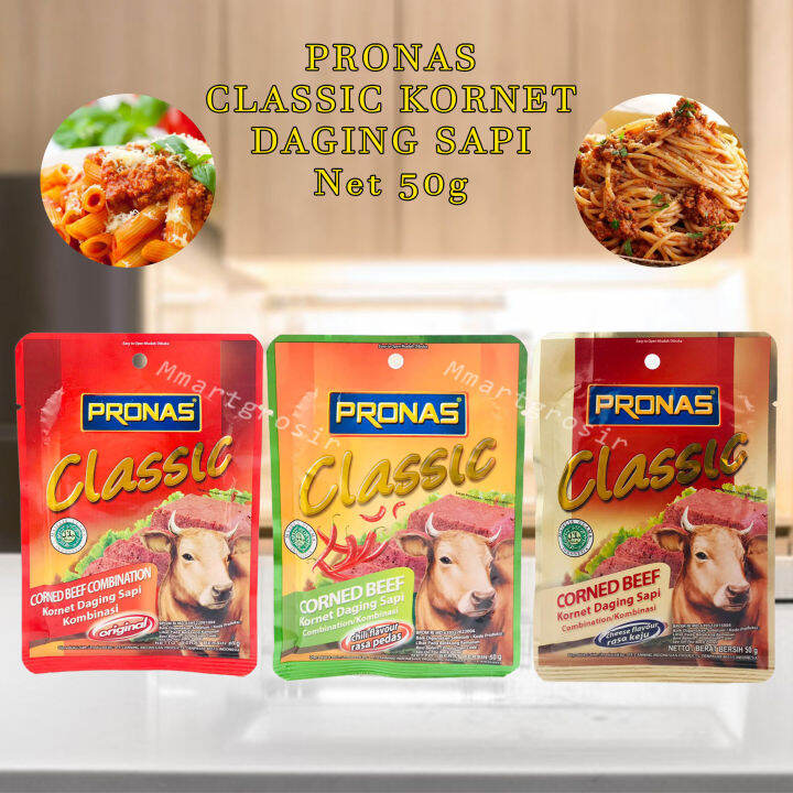 PRONAS CLASSIC KORNET DAGING SAPI ORIGINAL 50g | Lazada Indonesia