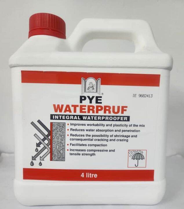 PYE WATERPRUF INTEGRAL WATERPROOFER 4L | Lazada