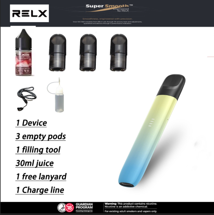【Free Lanyard】Refillable Relx Infinity Plus Relx Phantom Vape Kit Set ...
