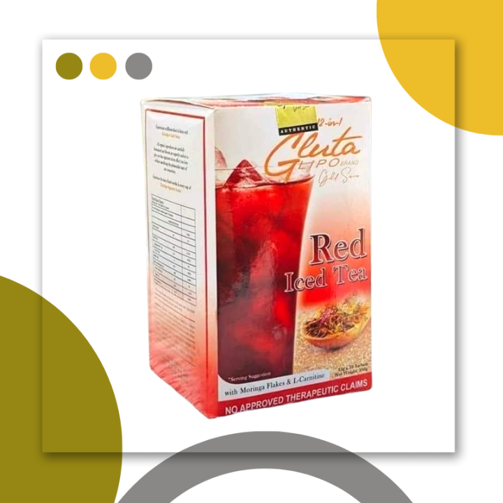 "Control it Before it’s too Late! 🥰" 1 Box Gluta Lipo Red Iced Tea Food Supplement with ...