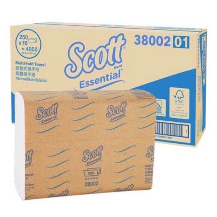 Scott Essential Multi-Fold Hand Towel with Airflex technology (38002) 1 ...