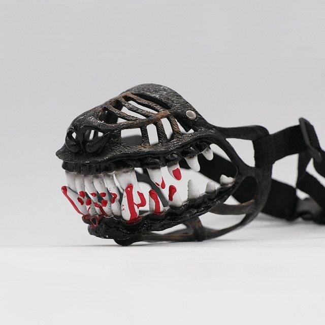 1 Scary Dog Safty Muzzles For Halloween Dog Costume Zombie Dog ...