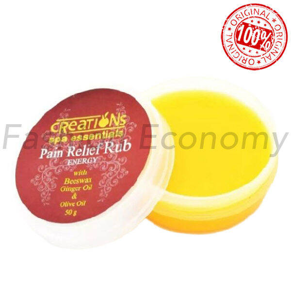 Creations Spa Essentials Pain Relief Rub 50g - ENERGY | Lazada PH
