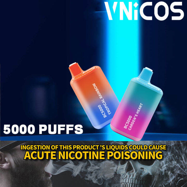 Vnicos 5000 Puffs 7000 Puffs Disposable rechargeable 3% NIC POD | Lazada PH