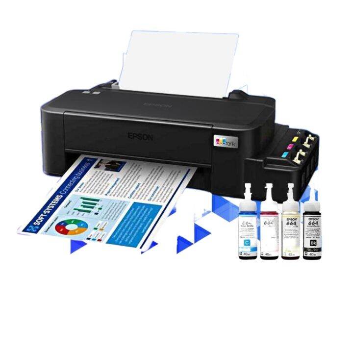 Brand New Epson L120 or L121 EcoTank Single Function Printer w/ Original Dye Ink | Lazada PH