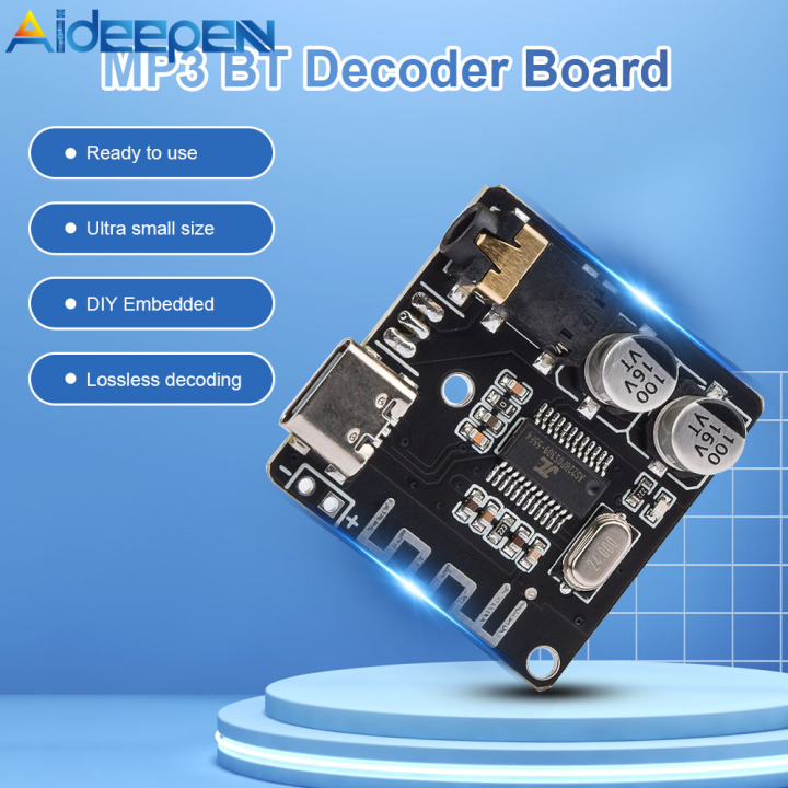 Aideepen VHM-314บลูทูธแผ่นรับเสียงบลูทูธ5.0 Mp3บอร์ดถอดรหัสบอร์ดไร้สายสเตอริโอโมดูล | Lazada.co.th
