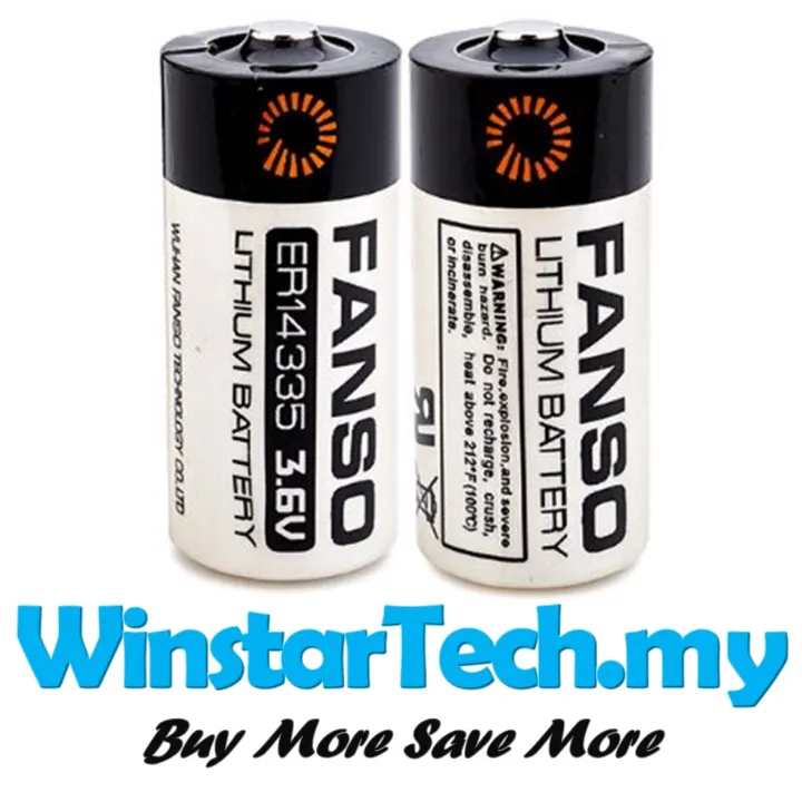 Fanso ER14335H lithium battery 3.6V capacity type disposable lithium ...