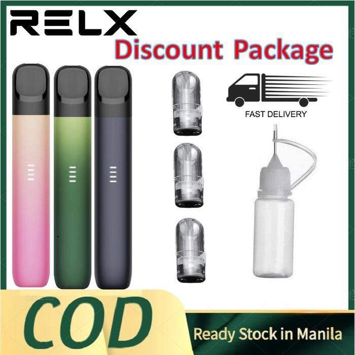 hot Free 3 Refillable pod RELX / (5TH) set complet original pen type ...