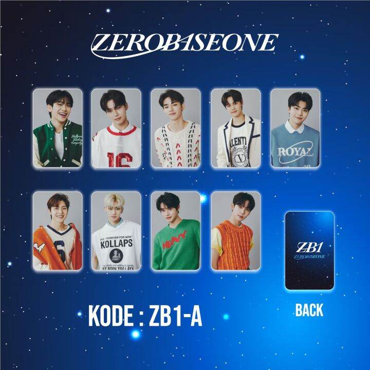 PHOTOCARD ZERO BASE ONE ZB1 BOYZ PLANET | Lazada Indonesia