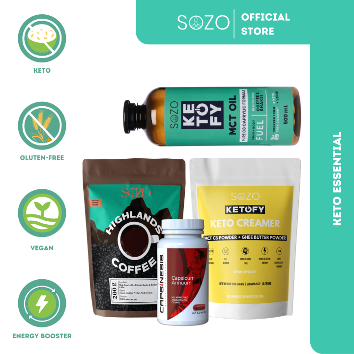 SOZO PH KETOFY AUTO KETOSIS BUNDLE - INSTANT WEIGHT LOSS + APPETITE ...