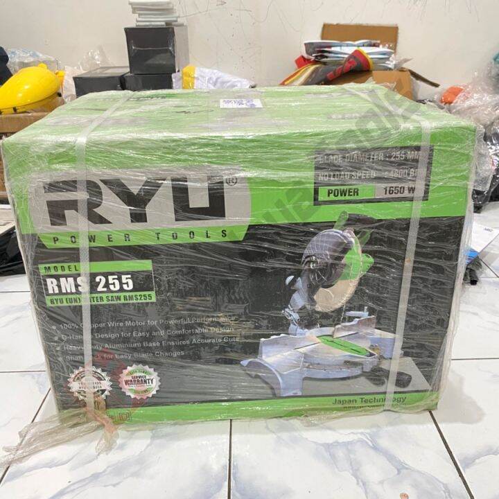 RYU RMS 255 Miter Saw 10 Inch - Mitre Gergaji Pigura Alumunium | Lazada ...