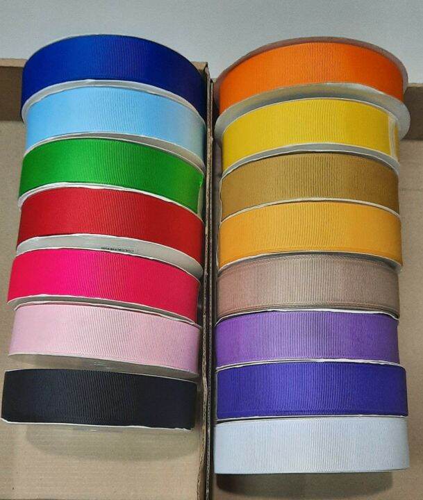 gross grain ribbon 1"(per roll) | Lazada PH