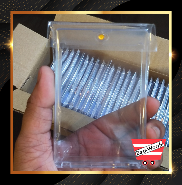 35PT / 55PT / 75PT / 100PT / 130PT Magnetic Card Holder Case for Trading Card - Magnet Top ...
