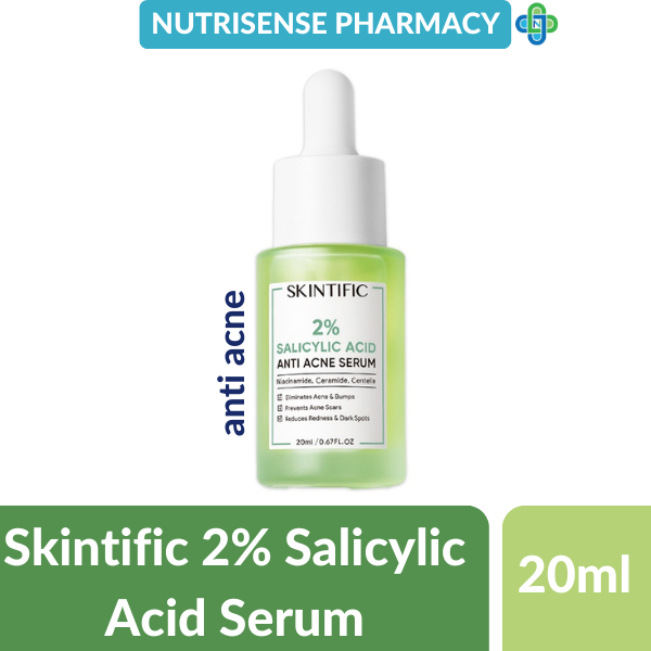 SKINTIFIC 2% Salicylic Acid Anti Acne Serum - 20ml | Lazada
