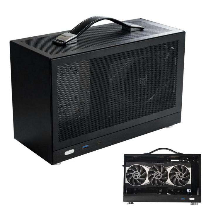 Mini ITX Computer Case PC Mini CaseSlim Portable Case Desktop Chassis ...