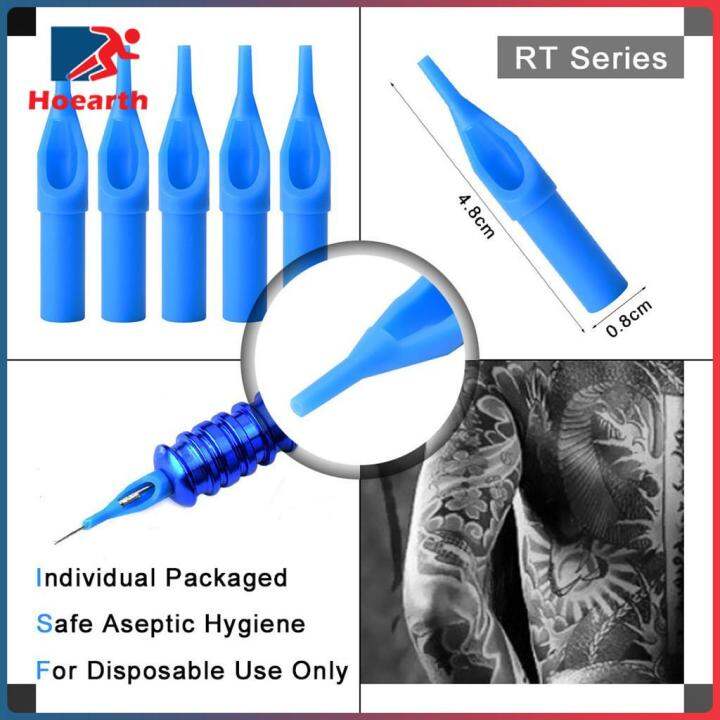 Hoearth 200 Pieces Pre-sterilized Individually Packed Tattoo Needles ...