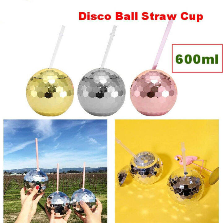 Straw Round With Cups Cocktail Fun Drinking Ball Balls | Lazada.co.th