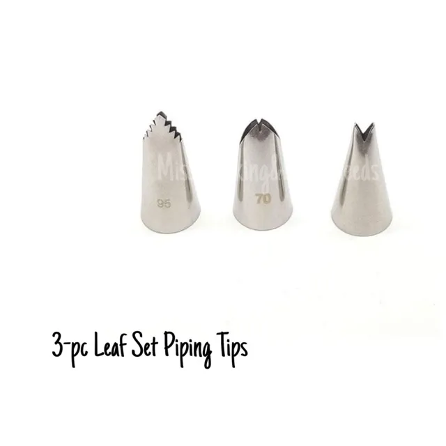 Leaf Set Piping Tips | 3pc Nozzles |Baking Tips OP | Lazada PH