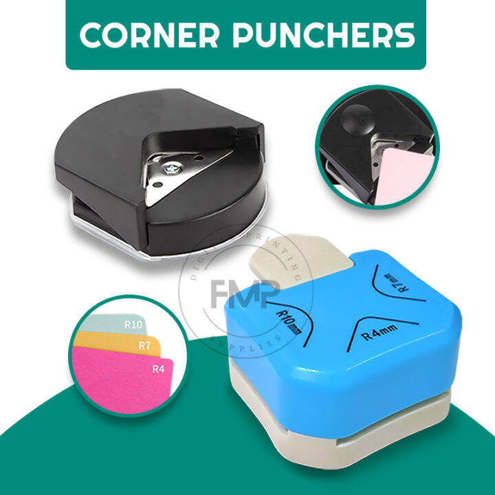 FMP 3in1 R4mm, R7mm, R10mm Corner Rounder Puncher Paper Photo Puncher ...