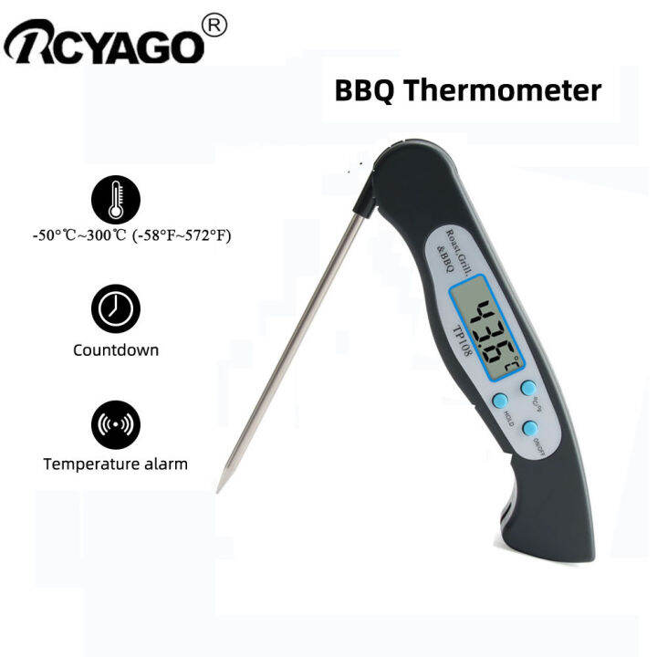 RCYAGO Digital BBQ Therm meter Grill Temperature Meter Hot Food Tester ...