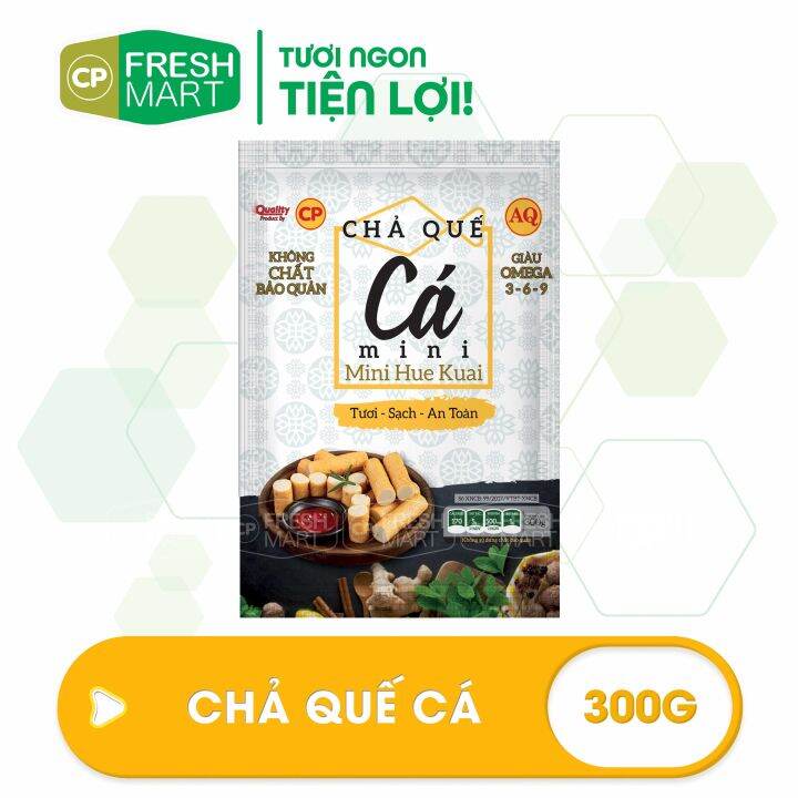 [Giao HCM] Chả Quế Cá CP 300g - Chế Biến Sẵn CP Foods - Thơm ngon tiện lợi - CP Fresh Mart ...