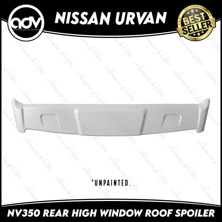 Nissan Urvan NV350 2016-2020 Rear High Window Roof Spoiler (Unpainted ...